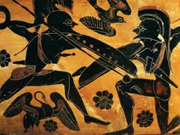 Hoplite Spear and Shield Fighting